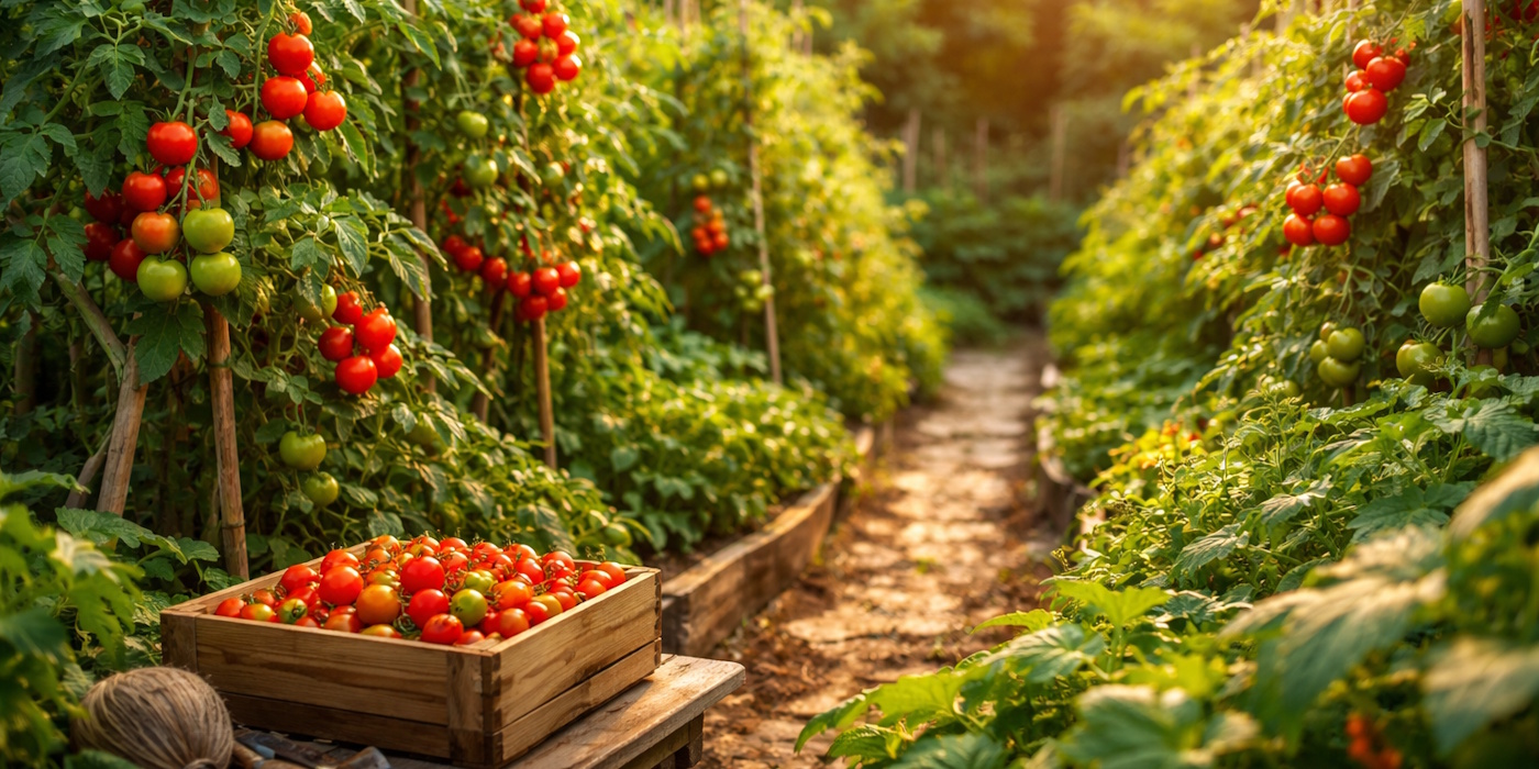 Schone Tomaten Im Garten Ebenbild